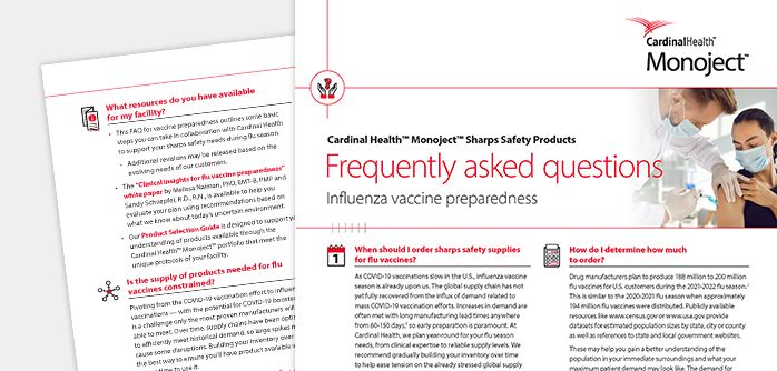 Monoject™ Resources for Sharps Safety | Cardinal Health