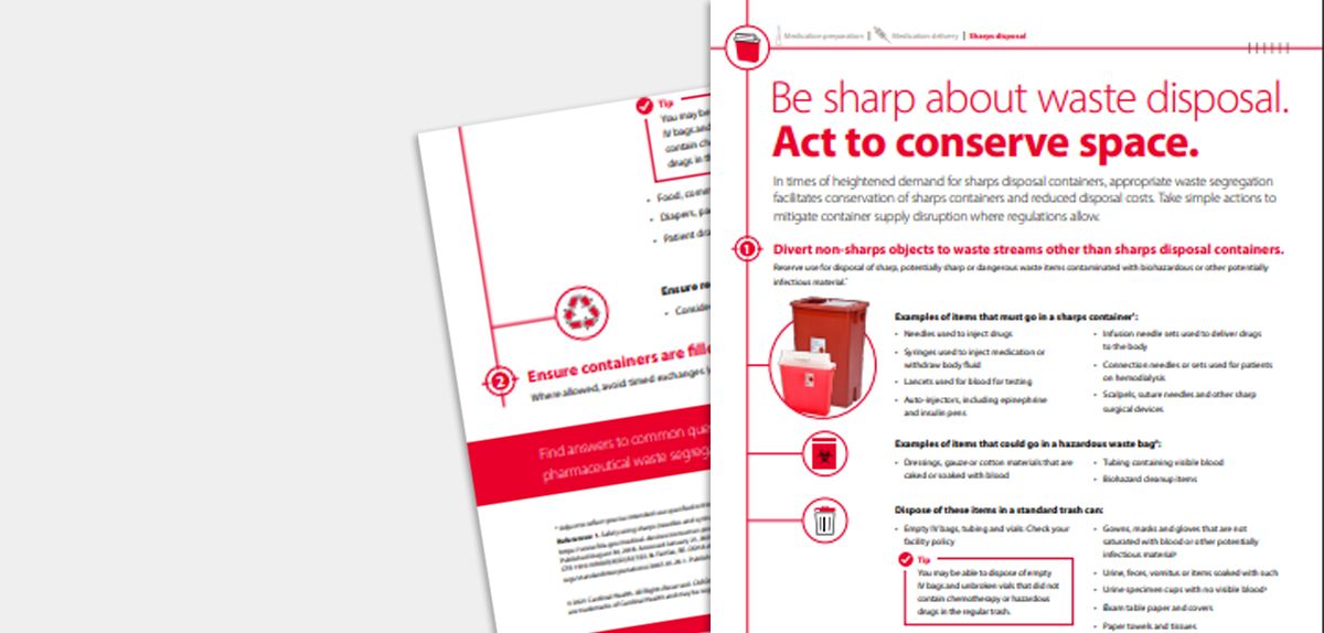 Monoject™ Sharps Safety Instructions for Use | Cardinal Health